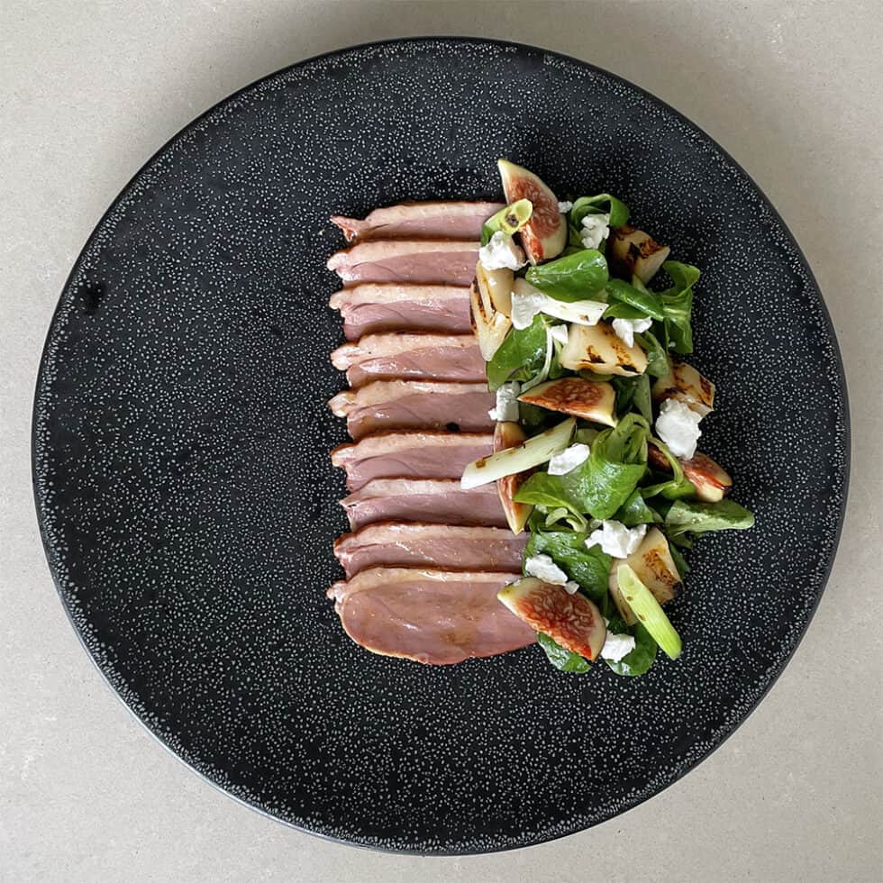 Recept | Salade gerookte eend met vijgen - Hesseling Vlees