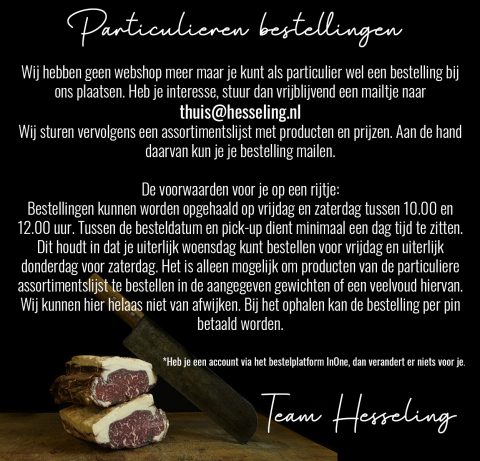 particulieren - Hesseling Vlees